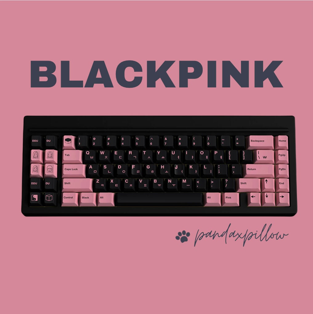 GMK BLINK Blackpink Keycaps / 128 Keys Dye-sub PBT Cherry | Etsy UK