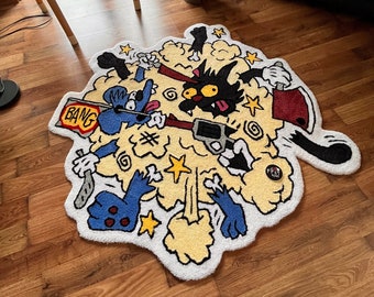 Cartoon Custom Rug - Etsy