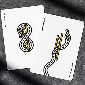 Snakes & Ladders Playing Cards - Etsy