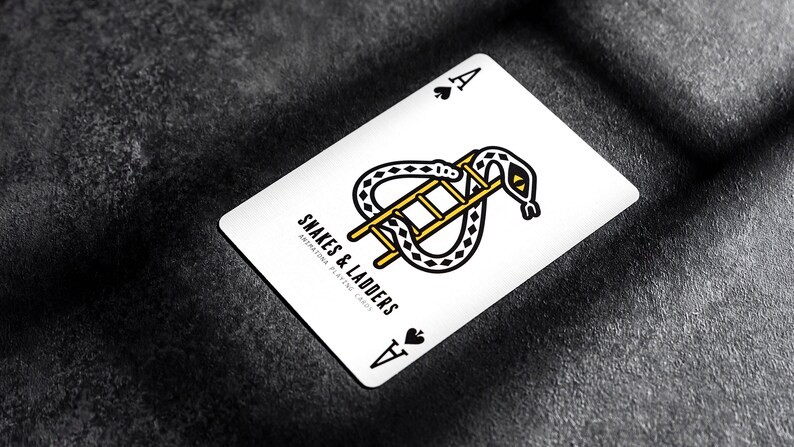 Snakes & Ladders Playing Cards - Etsy