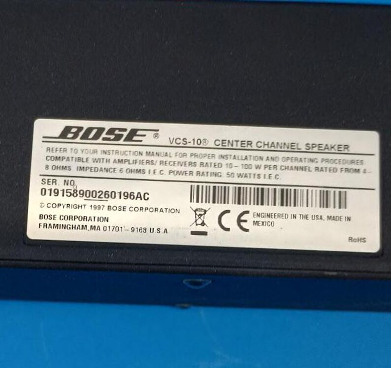 Vintage Bose Center Front Speaker - Etsy