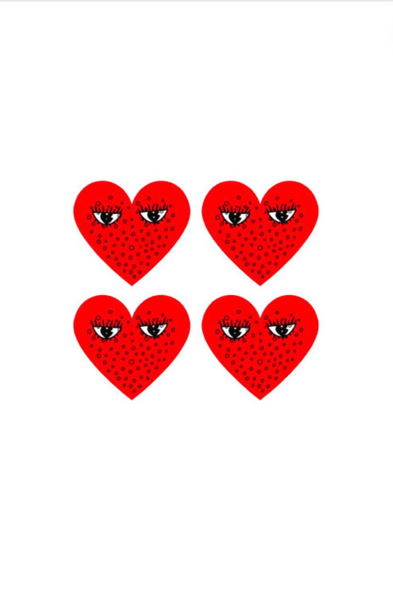 Preppy Hearts Digital Download Print Design, Vertical and Can Be ...