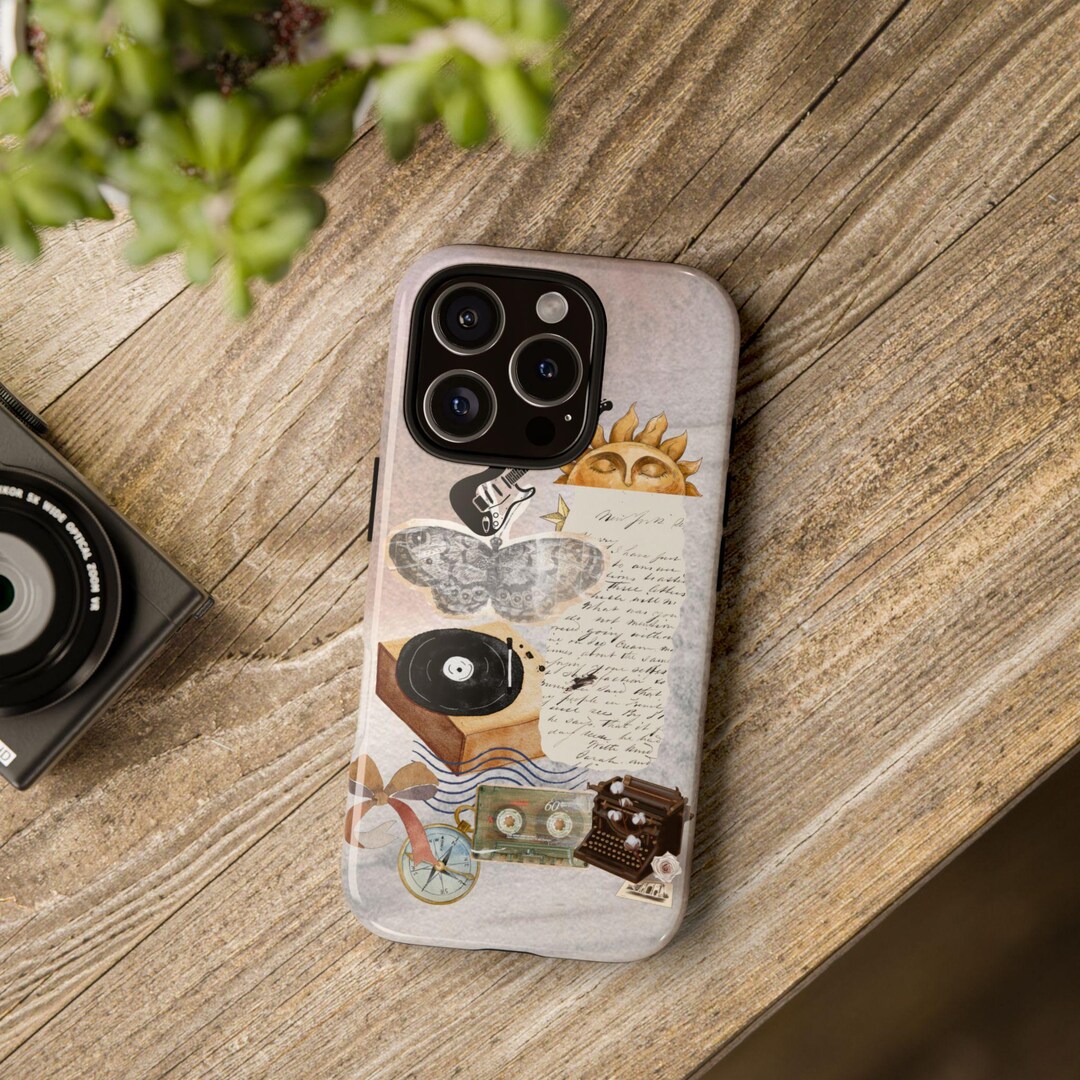 Vintage Music Phone Case: Retro Design, Durable Dual Layer Protection ...