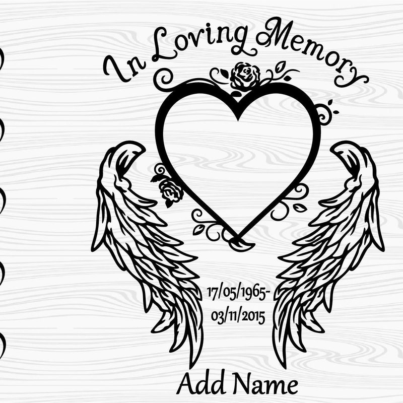 In Memory Svg - Etsy