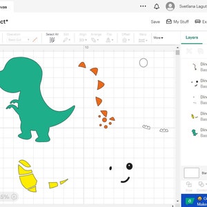 Baby T-rex Svg, Dinosaur SVG - Etsy