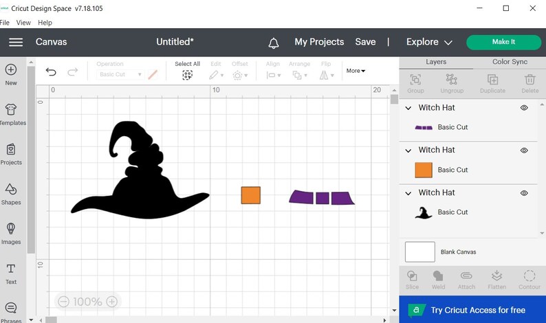 Witch Hat SVG - Etsy
