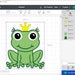 Frog Princess, Frog With a Crown SVG - Etsy