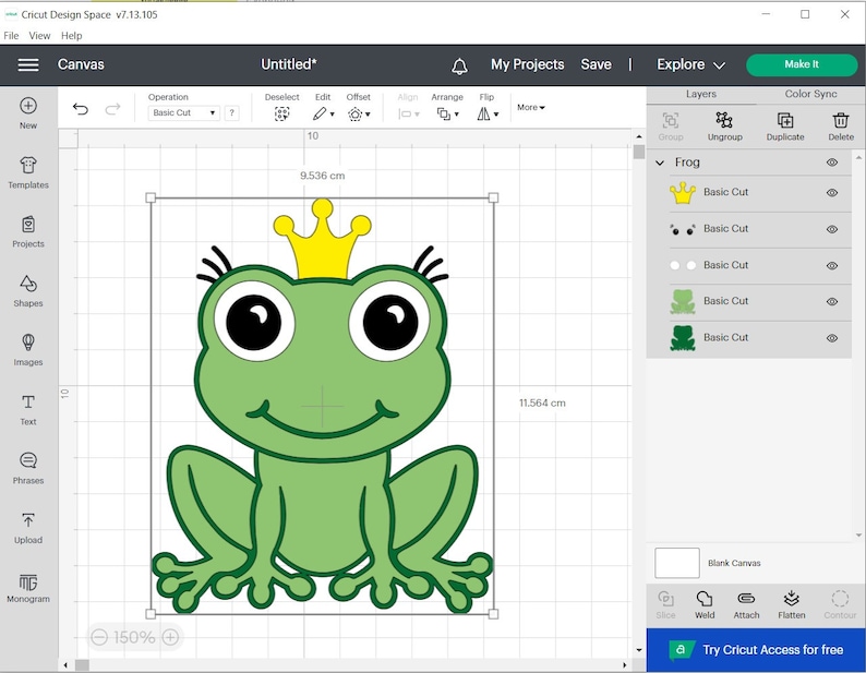 Frog Princess, Frog With a Crown SVG - Etsy
