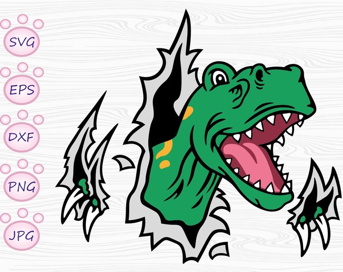 T-rex Scratch Svg - Etsy
