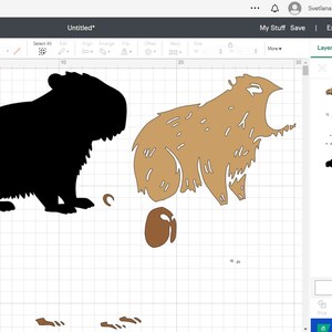Capybara Svg, Capybara Clipart, Capybara Png, Capybara Cut Files for ...