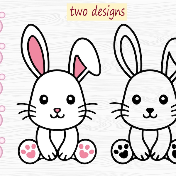 Bunny Svg - Etsy