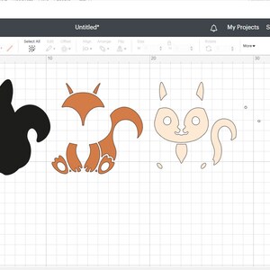 Cute Squirrel SVG - Etsy