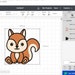 Cute Squirrel SVG - Etsy