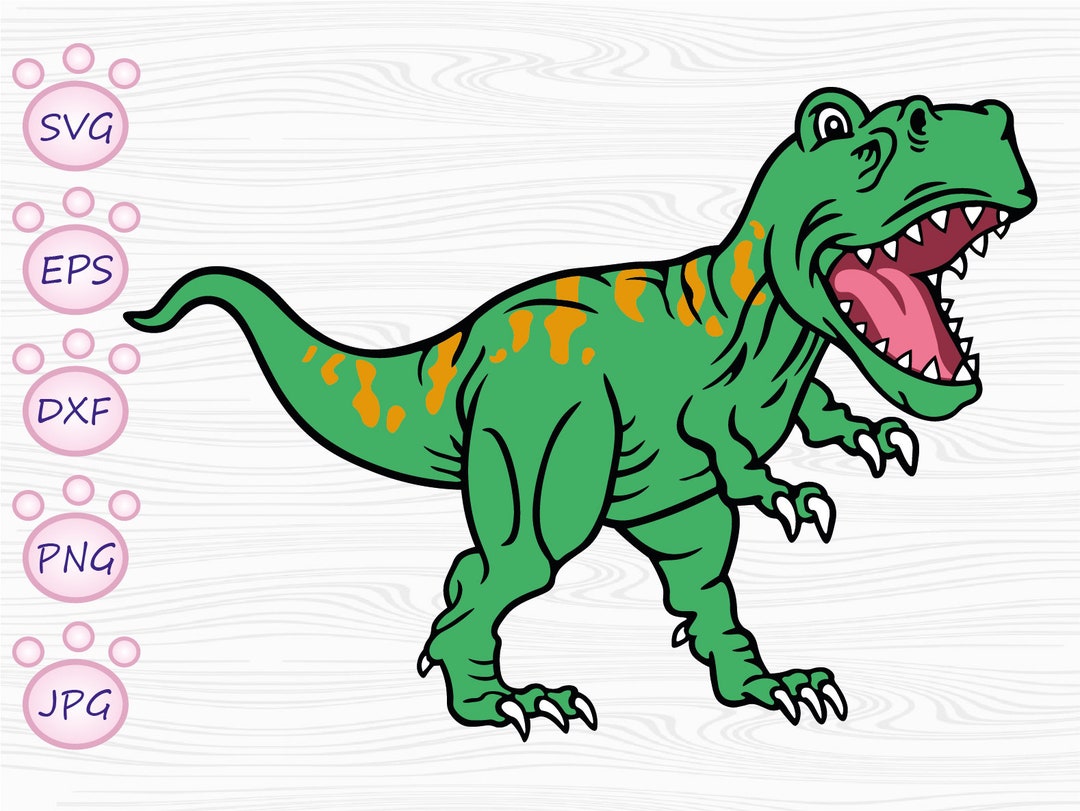 T Rex Svg Dinosaur Svg Etsy