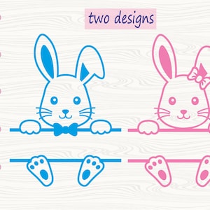 Bunny SVG, Bunny Split Svg, Easter Bunny PNG - Etsy