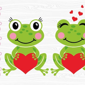 Cute Frog SVG - Etsy