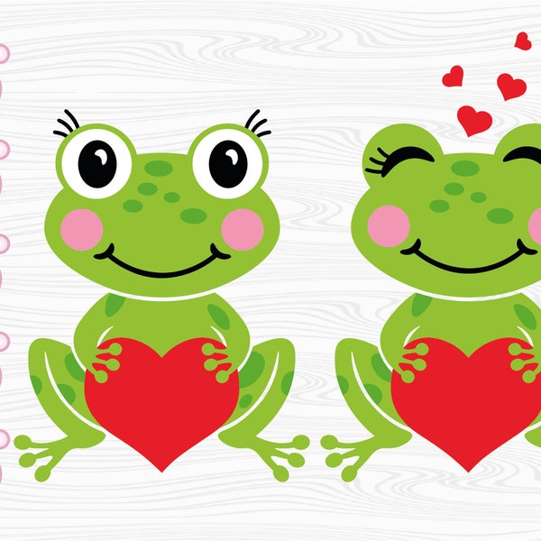Frog Svg - Etsy