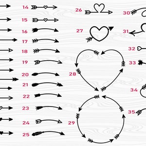 Arrow SVG Bundle - Etsy