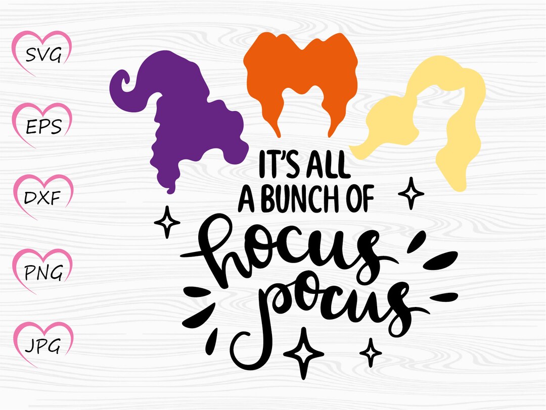 Hocus Pocus SVG, Halloween SVG - Etsy