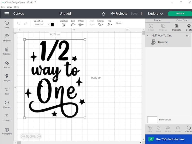 Half Way to One Svg - Etsy