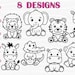 Safari Animals SVG, Animals Bundle Png - Etsy