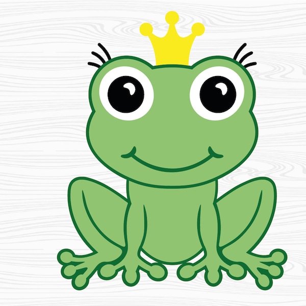 Frog With Crown - Etsy