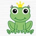 Frog Princess, Frog With a Crown SVG - Etsy