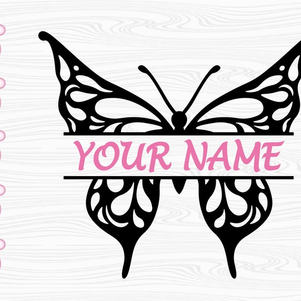 Butterfly Monogram - Etsy