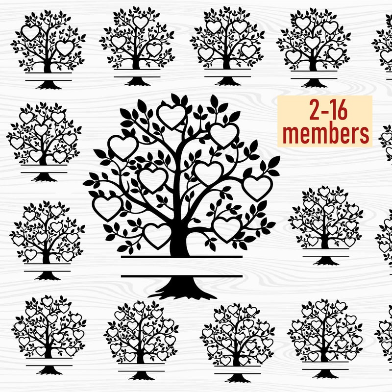 Family Tree Svg - Etsy