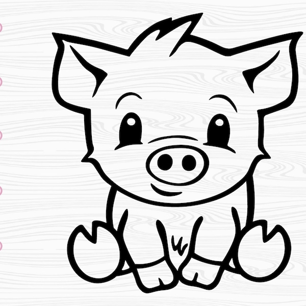 Pig Svg - Etsy