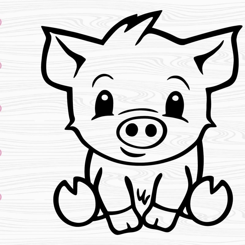 Pig Svg - Etsy