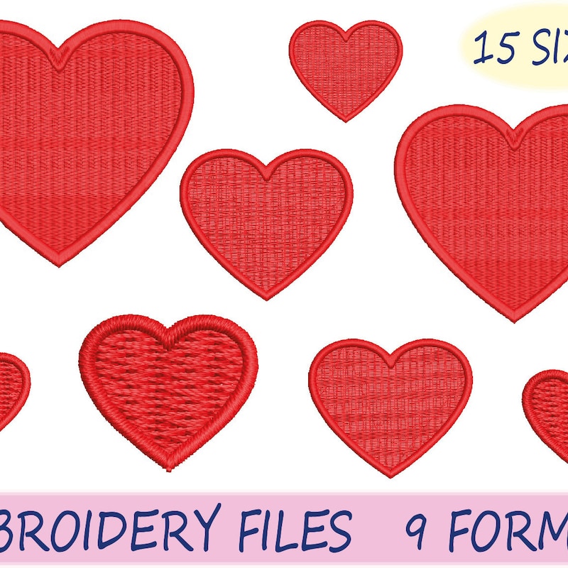 Heart Embroidery - Etsy
