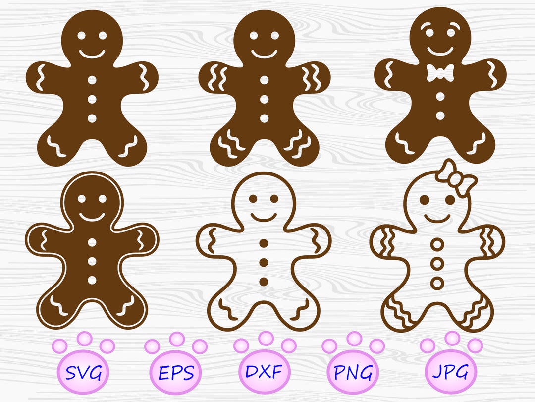 Christmas Gingerbread Svg, Christmas Svg, Gingerbread Man Svg ...