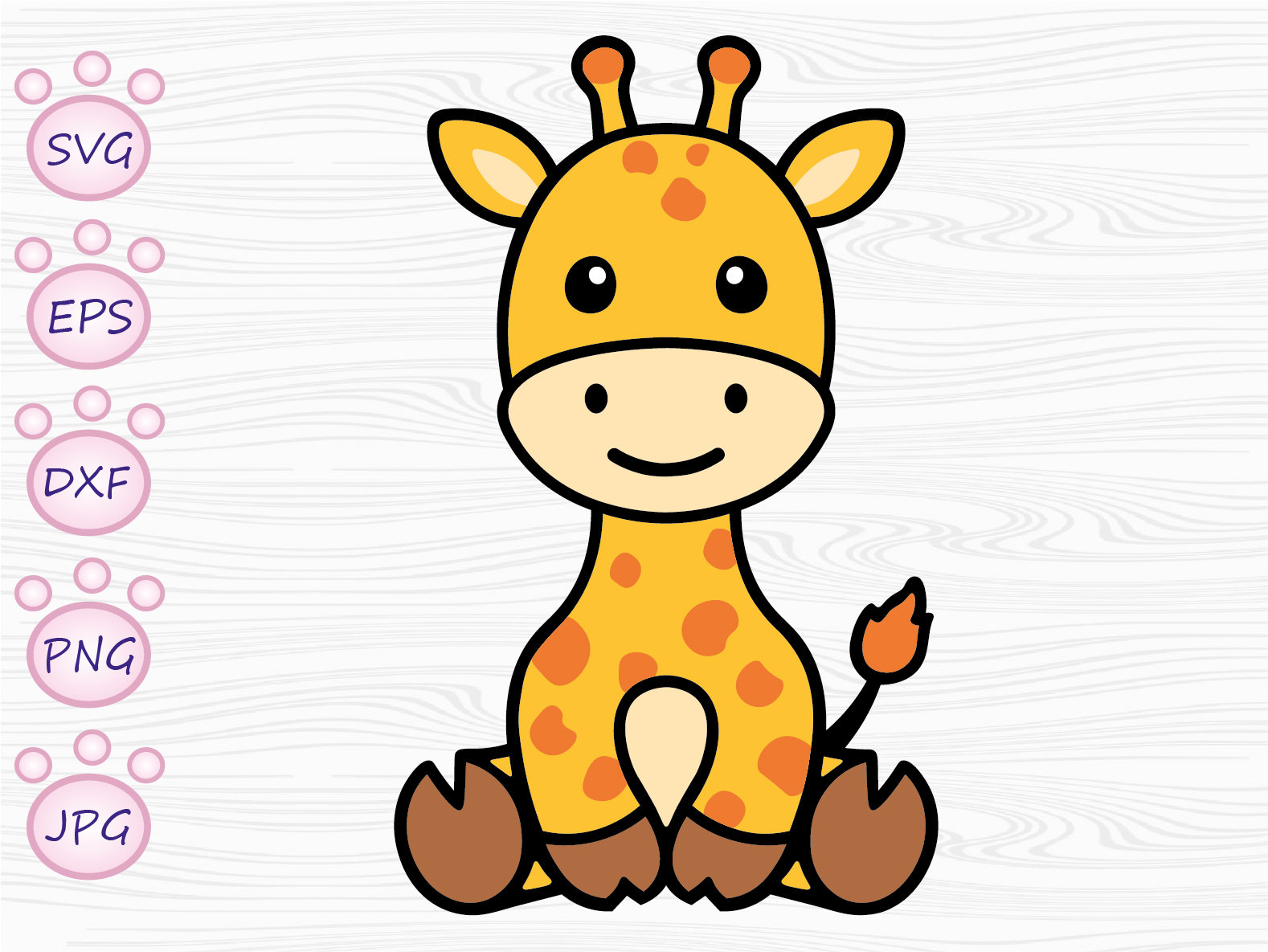 Cute Baby Giraffe Drawings
