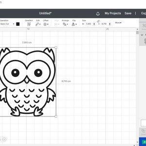 Owl Outline SVG - Etsy