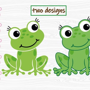 Cute Frog SVG - Etsy