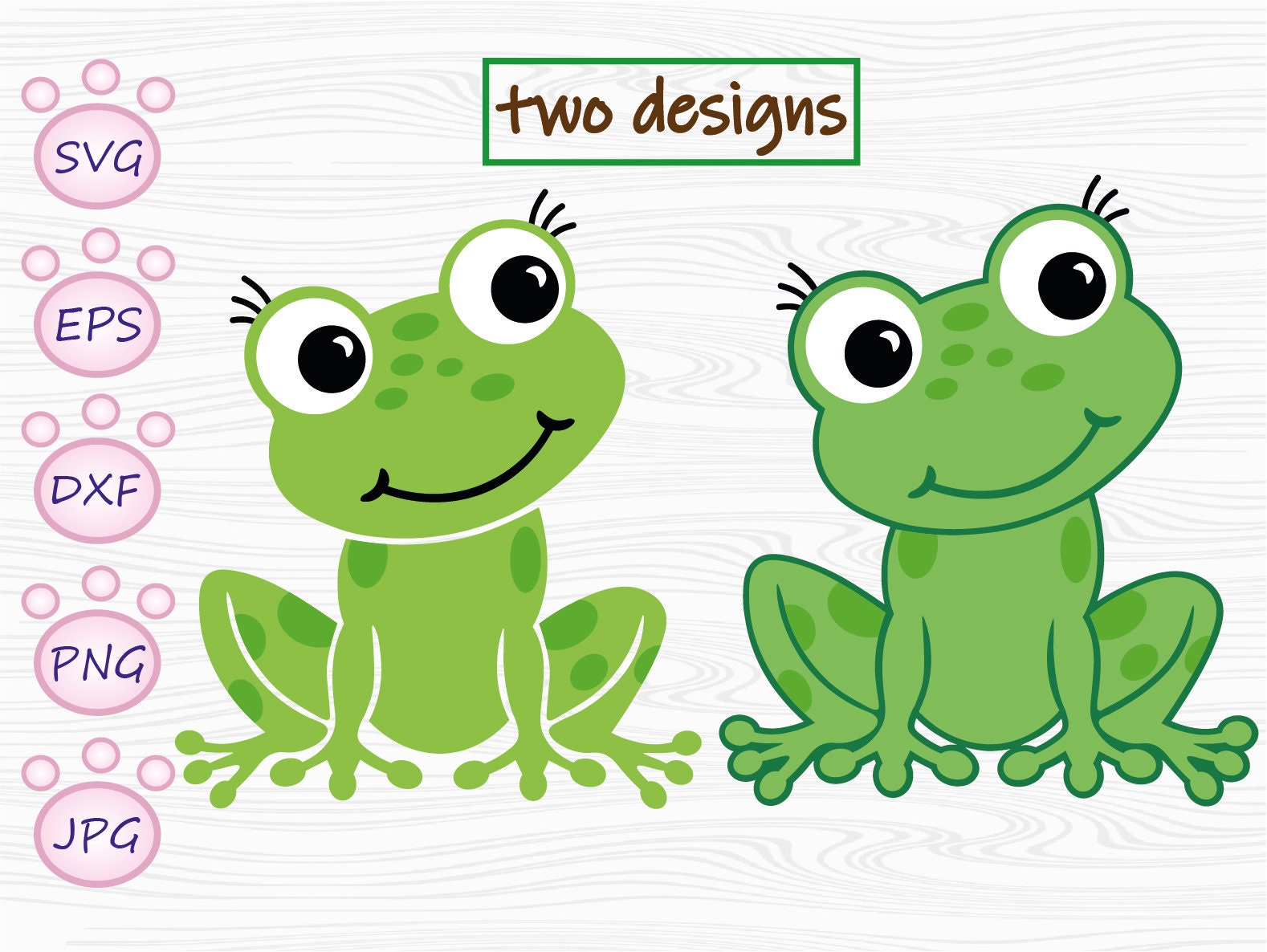 Cute Frog SVG - Etsy UK