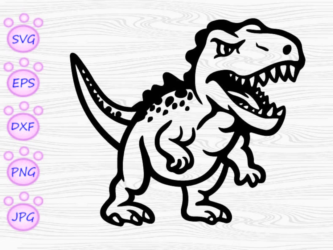 T-rex Svg, Dinosaur SVG - Etsy