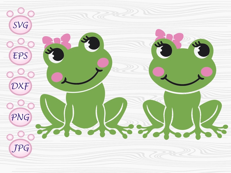 Cute Frog SVG - Etsy