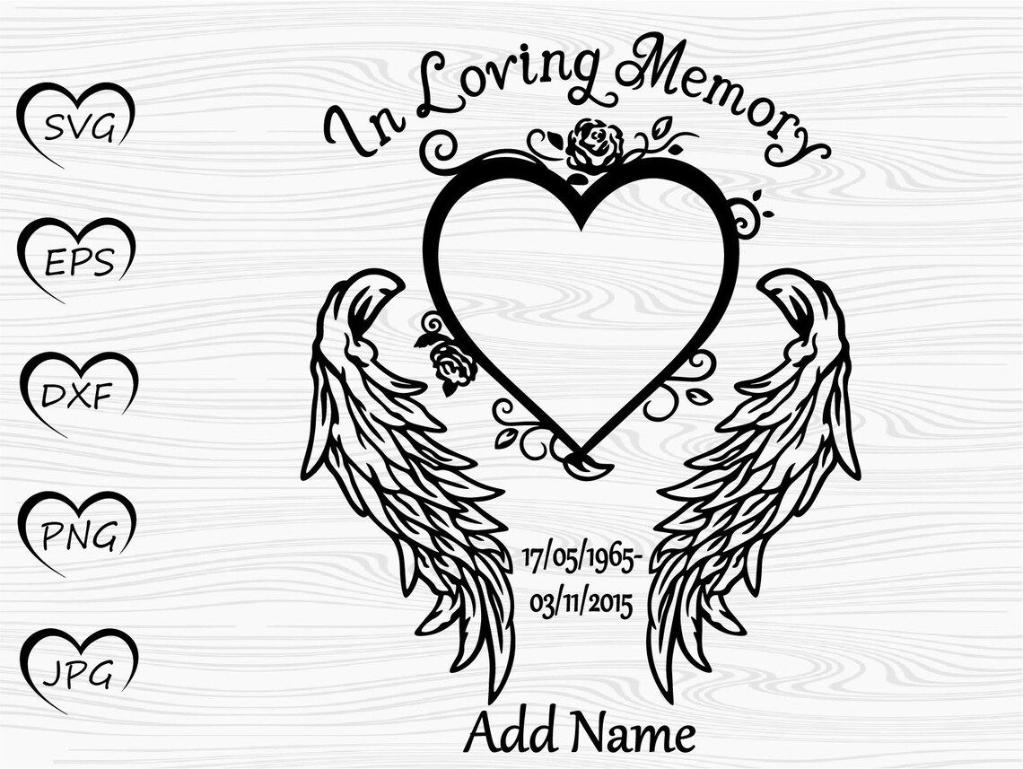 In Loving Memory Svg - Etsy