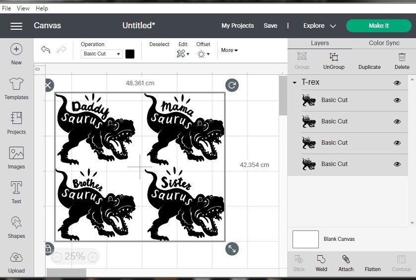 Family Saurus Svg - Etsy