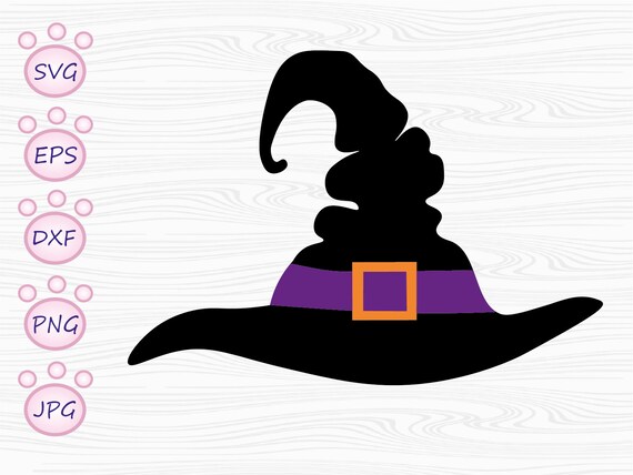 Witch Hat SVG - Etsy
