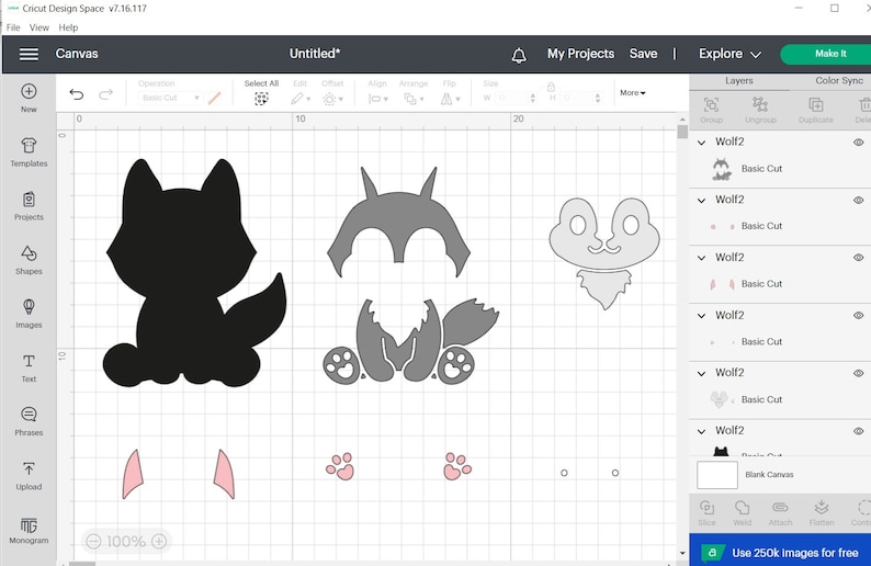 Baby Wolf SVG - Etsy