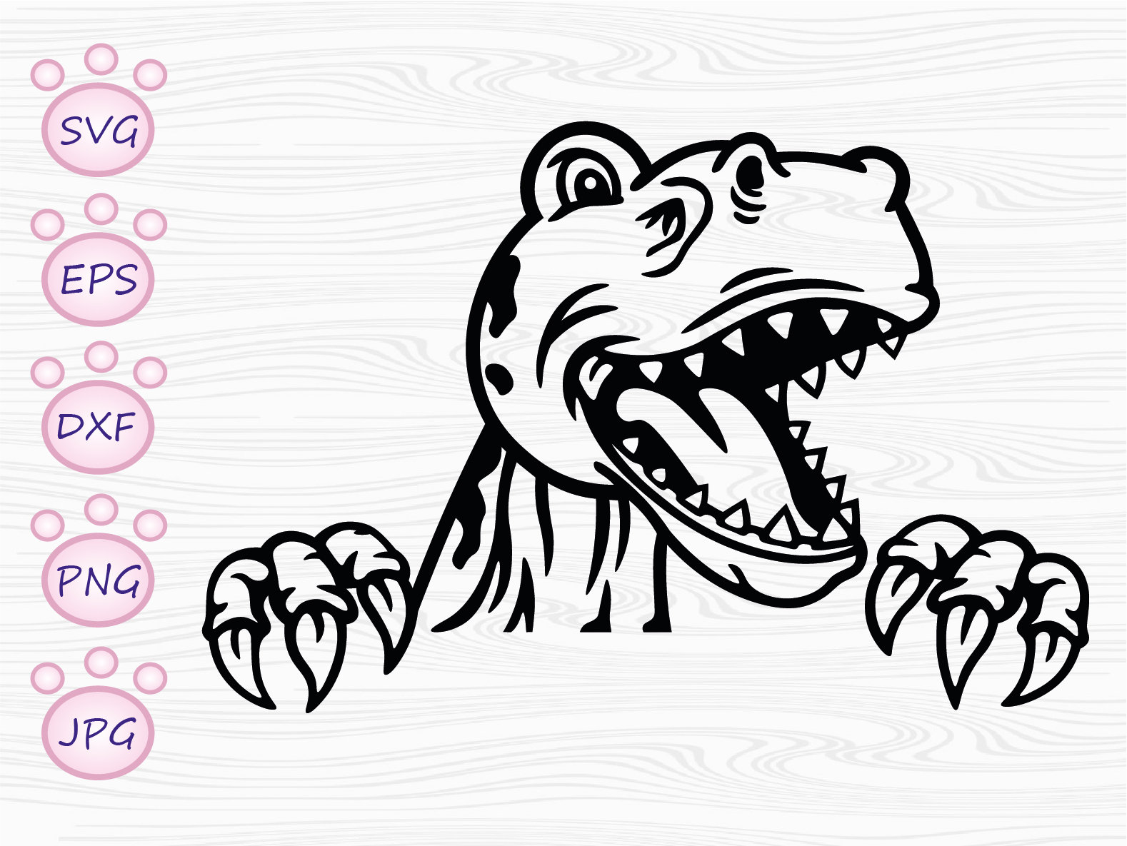 Tyrannosaurus Rex Svg Dinosaur T-rex - Etsy Australia