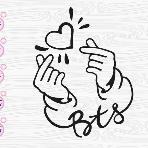 BTS Korean Bundle Instant Download Svg Png Ai Eps Dxf - Etsy
