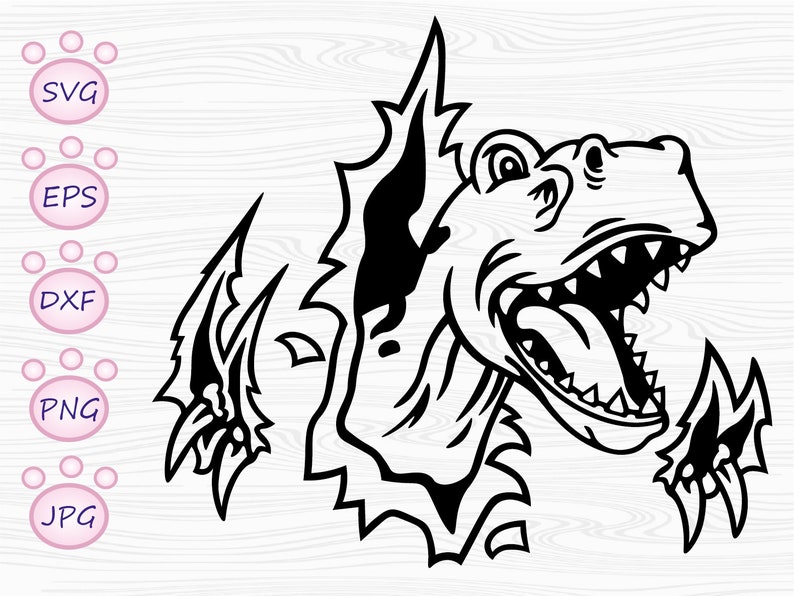 T-rex Scratch Svg - Etsy