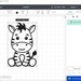 Baby Zebra Svg - Etsy
