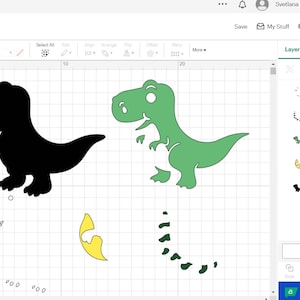 Baby T-rex Svg - Etsy