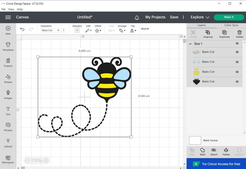 Flying Bee SVG Bee Paths SVG - Etsy