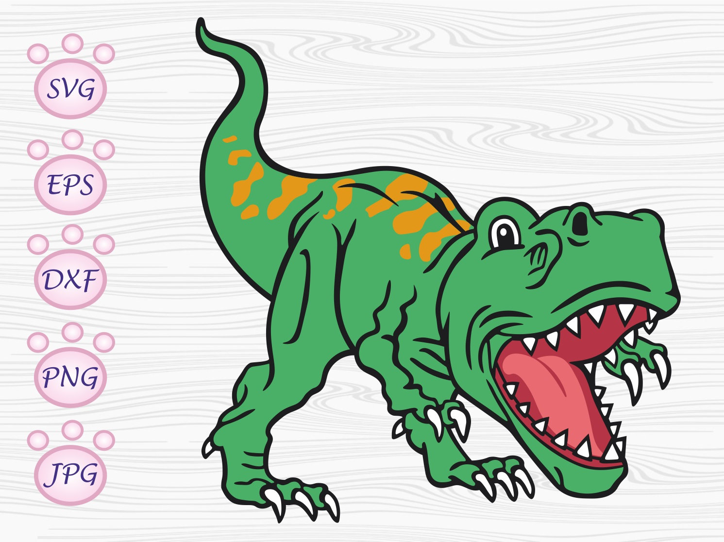 T-rex Svg Dinosaur SVG - Etsy